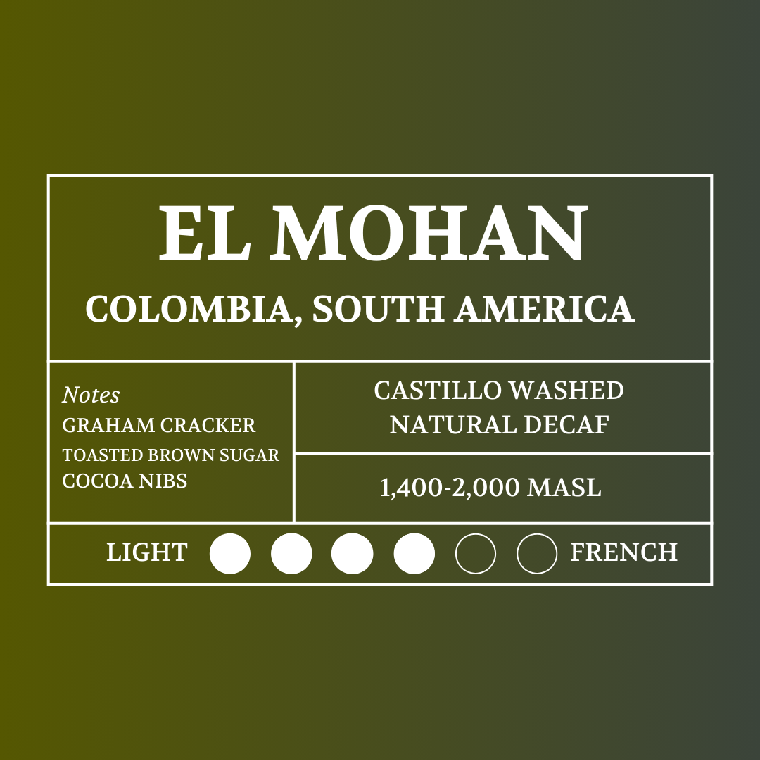 El Mohan (Decaf) Dark Roast 12oz | LongStory Coffee